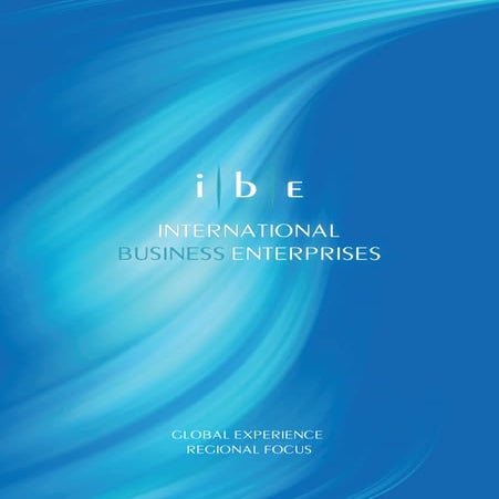 IBE Brochure | PDF