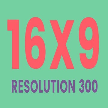 16x9 screen slide test | PPT