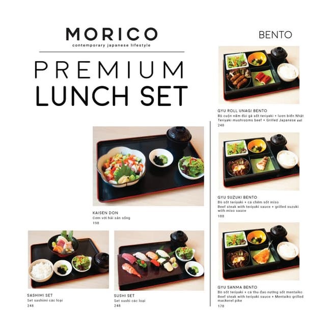 Morico Lunch Menu 2019 | PPT
