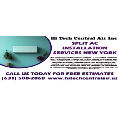 Hi Tech Central Air Inc | HVAC Services New York | HVAC Experts New ...