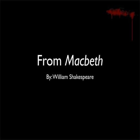 Macbeth | PPT