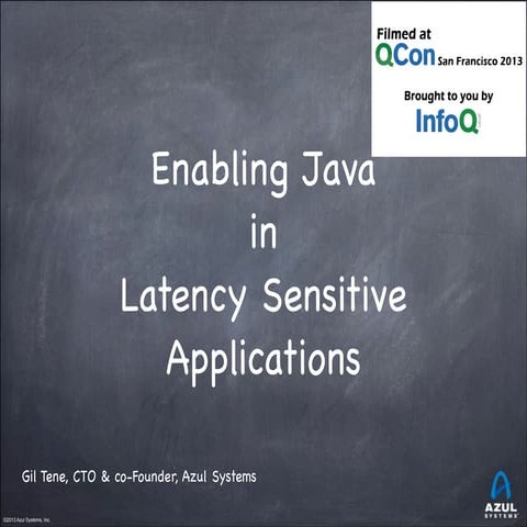 Enabling Java in Latency Sensitive Environments | PDF