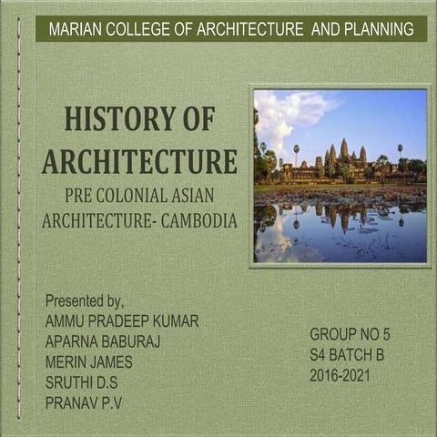 precolonial architecture of Cambodia, Angkor wat , history of ...