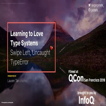 Learning to Love Type Systems | PPT