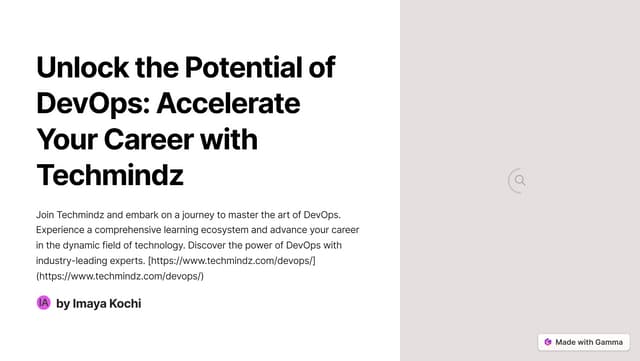 Best Devops Training Institute Kochi Infopark Pdf