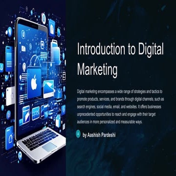 Introduction to digital marketing exponine | PPTX