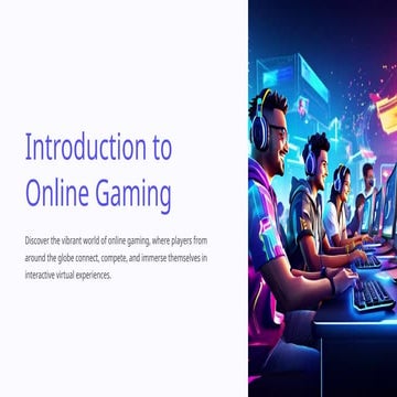 Introduction to Online Gaming. . . . . . | PPTX
