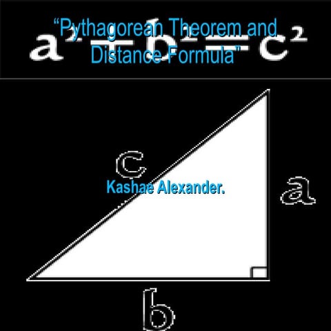 Pythagorean Theorem and Distance Formula | ODP
