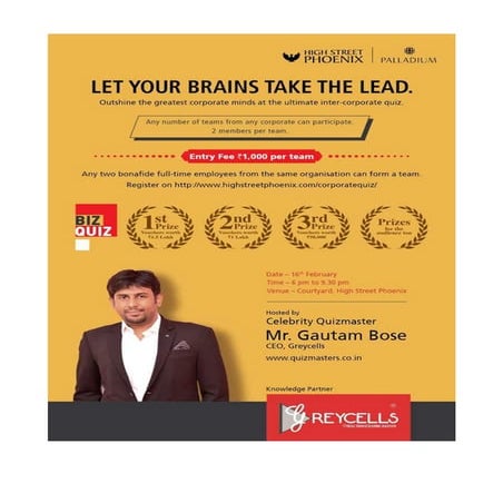 List of Famous Quizmasters in India | PDF