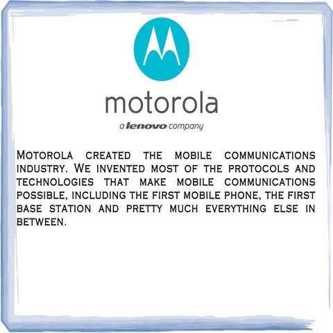 Motorola history timeline | PDF