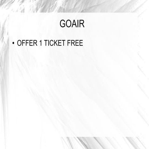 GOAIR | PPT