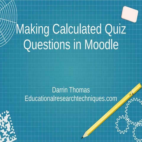 Calculated Quiz Questions in Moodle | ODP