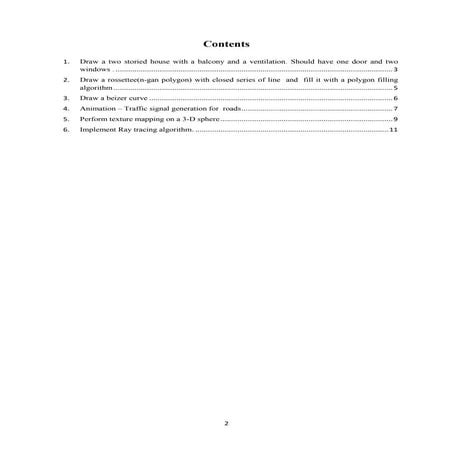 Computer Graphics Report Pdf