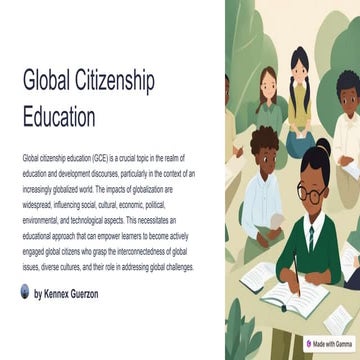 Global citizenship | PPTX