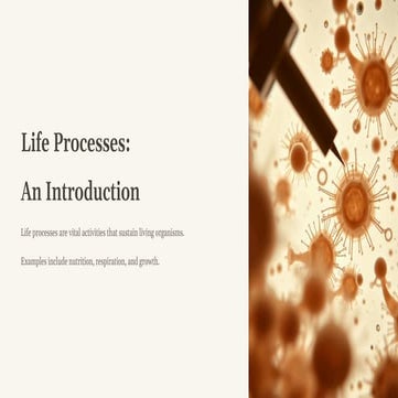 Life process | PPTX