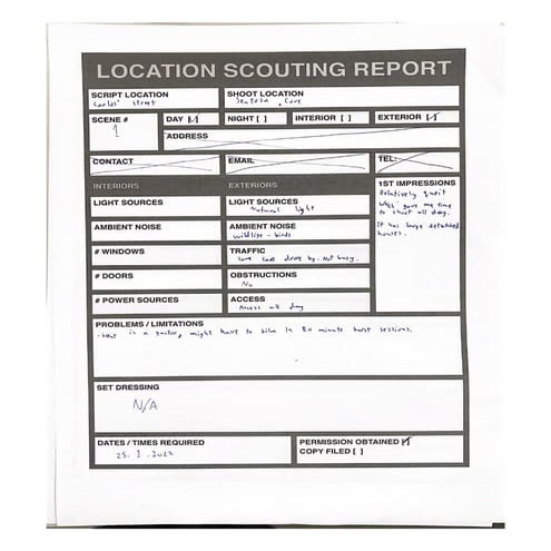 Location Scouting | PDF