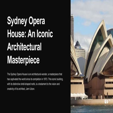 Sydney opera house | PPTX