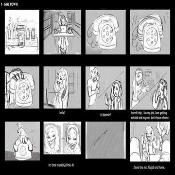 Girl Pow-R pilot storyboard - by Camila Umana | PDF