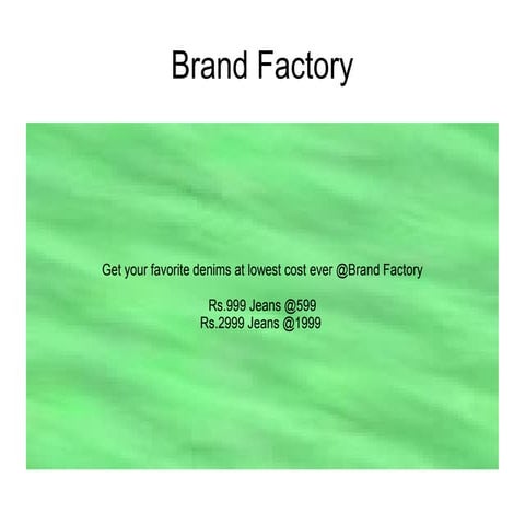 Brand Factory | ODP
