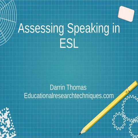 Assessing Speaking in ESL | ODP