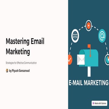 Email Marketing Business Presentation | PPTX