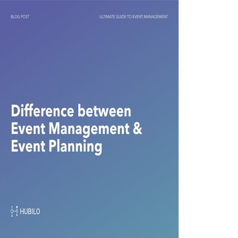Event Management Vs Event Planning Event Management Vs Event Planning
