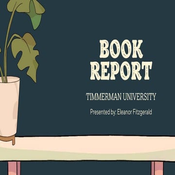 book report by canva | PPT