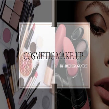 Cosmetic Makeup ppt. pptx | PPT