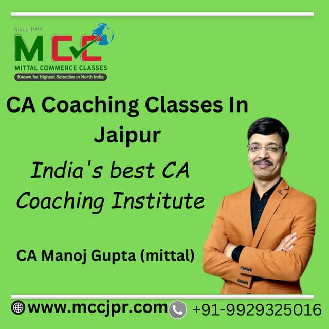 CA Coaching Classes In Jaipur | PDF