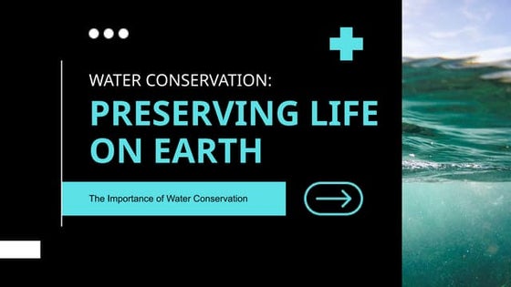 Water Conservation ppt presentation | PPT