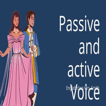 active and passive voice powerpoint presentation | PPTX