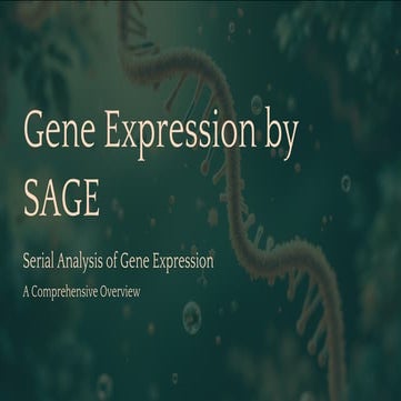gene expression by sage serial analysis of gene expression | PDF