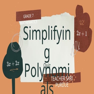 Simplifying Polynomials for Grade 8.pptx