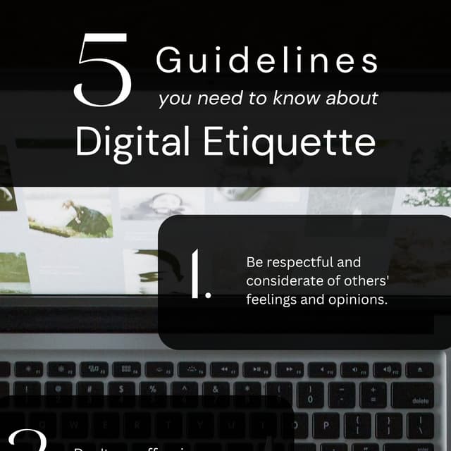 Digital Etiquette | PDF