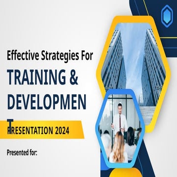 Effective Strategy For Training & Development | PPTX