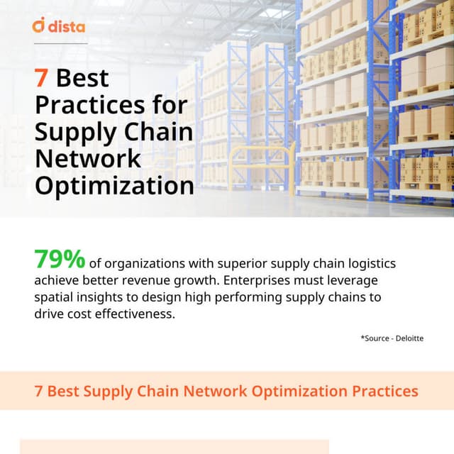 [Infographic] 7 Best Practices for Supply Chain Network Optimization | PDF