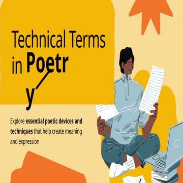 technical terms in poetry like poetry poetry poetry | PPTX