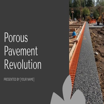 Innovative Porous Pavement Solutions for Sustainable Urban Stormwater ...