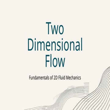Comprehensive Study of Fluid Kinematics and Flow Visualization in ...