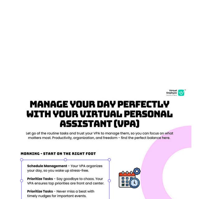 Manage Your Day Perfectly with Your Virtual Personal Assistant (VPA) | PDF