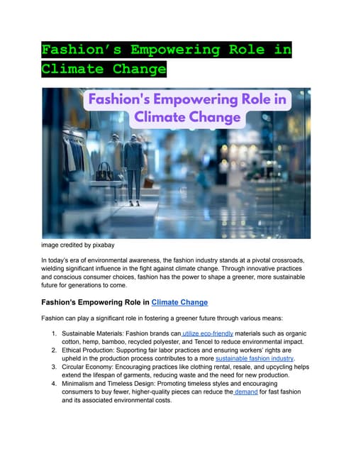 The Impact of Fast Fashion on the Environment.pptx