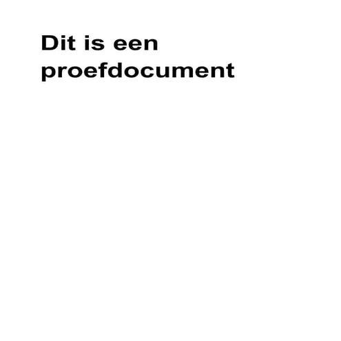 Dit is een test | DOCX
