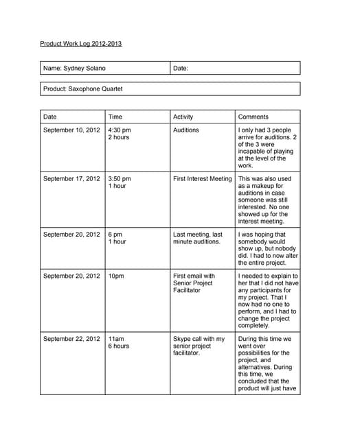 Senior Project Commitment Poster | PPT