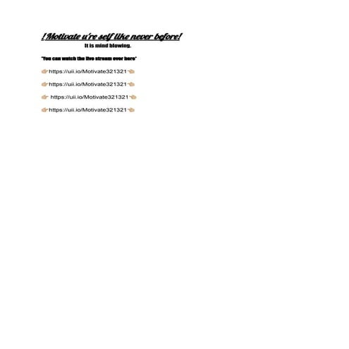 Daily motivation to jump start u're day with. | PDF