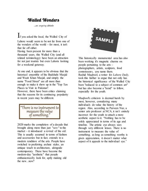 Magazine Proposal | PDF