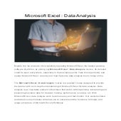 Microsoft Excel : Data Analysis