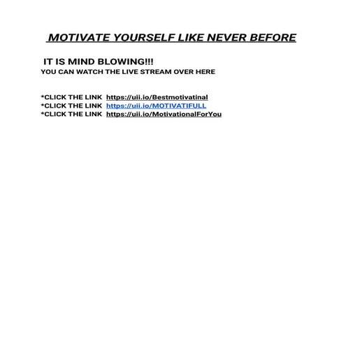 POWERFUL MOTIVATIONAL | PDF