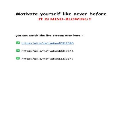 Motivate yourself like never before | PDF