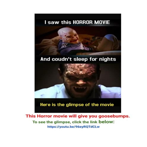 One of the best HORROR movie | PDF