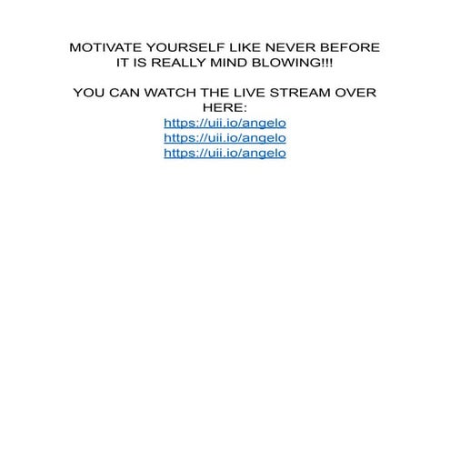 Motivational Video Pdf